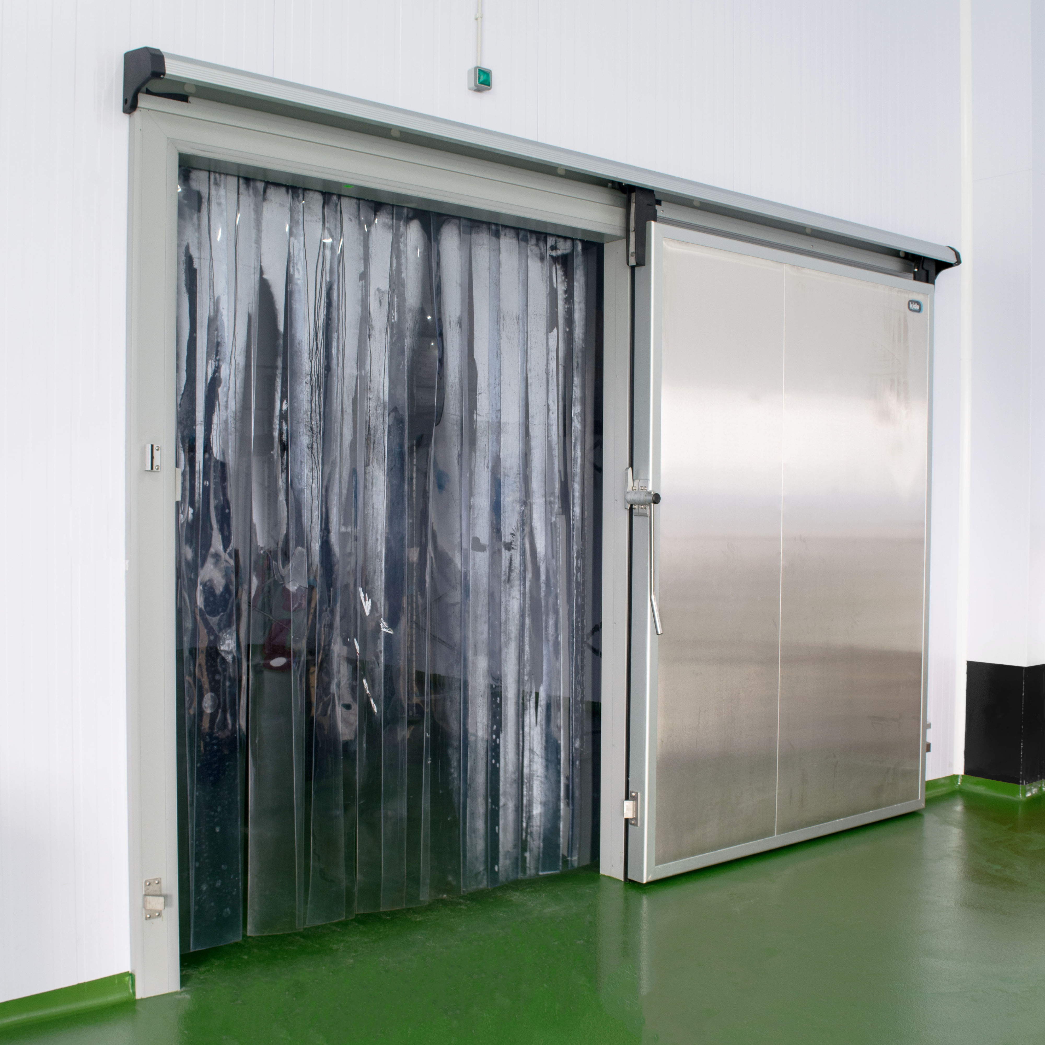 Rideau à lanières PVC transparent - Protection thermique